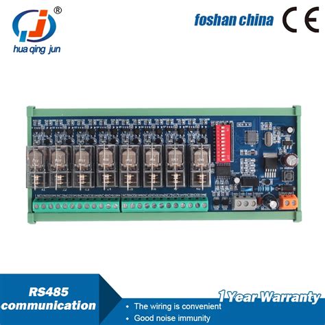 Huaqingjun Original Channel RS Communication Relay Module Remote Control Modbus RTU DO