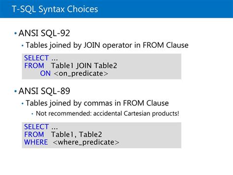 querying multiple tables ppt download