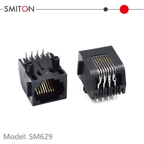 Rj45 Pcb 8p8c Female Pcb Mount Modular Plug Jack Socket Rj45 Female Jack And Rj45 8p8c Female Jack