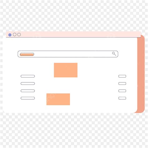 웹 페이지 전자 사이트 일러스트 인터넷 검색 인터넷 웹 사이트 Png 일러스트 및 Psd 이미지 무료 다운로드 Pngtree