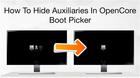 How To Hide Auxiliaries In Opencore Boot Picker Hackintosh Youtube