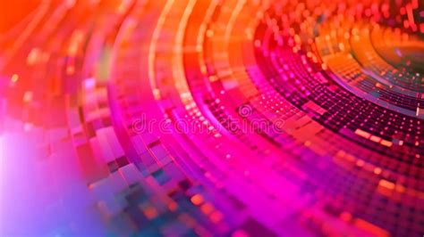 Circular Object Displaying Vibrant Multicolored Data Visualization Vibrant Colors Depicting