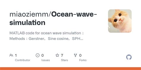 Github Miaoziemmocean Wave Simulation Matlab Code For Ocean Wave Simulation；methods：gerstner