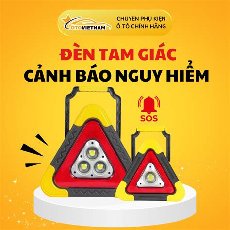 Đèn LED Cảnh Báo Nguy Hiểm Đa Năng Hình Tam Giác Kiêm Pin Sạc Dự Phòng Shopee Việt Nam