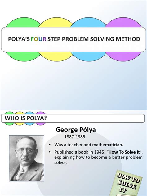 Polyas Method Of Problem Solving Pdf Decimal Mathematics