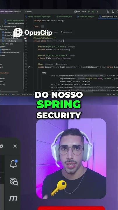 Spring Security Configuração De Autenticação Com Jwt Youtube