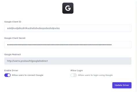 Oauth Configuration Wemx Docs