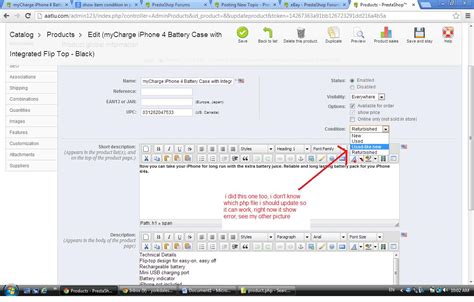 Display Product Condition In Product View Page Ecommerce X Prestashop Archive Board