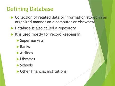 Database Managementpptx Databases Computer Software And Applications