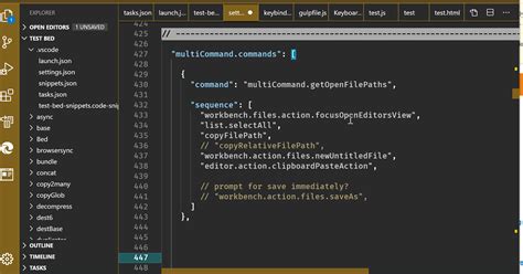 Macros How Can Vscode Print Or Paste All Open File Paths To A New File In The Editor