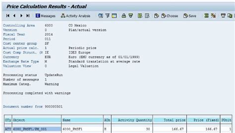 SAP FICO Central KSII PER Settlement Rule Service Flow