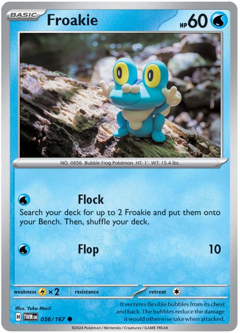 Froakie Twilight Masquerade 56 Pokemon Card