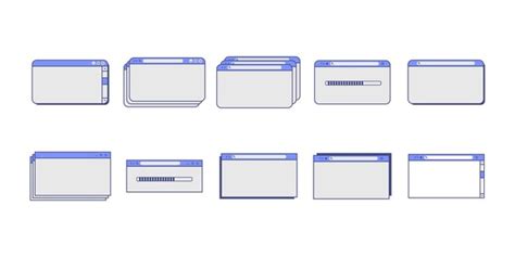 premium vector retro windows