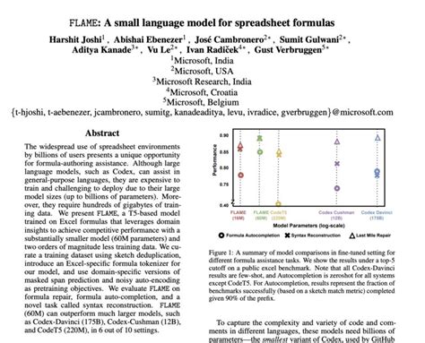 Ahsen Khaliq On Linkedin Flame A Small Language Model For Spreadsheet
