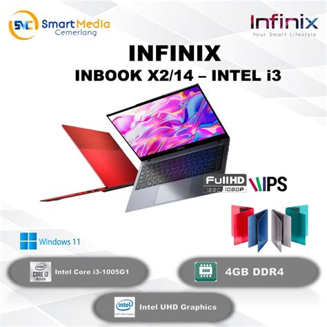 Jual Infinix Inbook X Intel Core I G Gb Gb Ssd Fhd Ips Win Warna Shopee