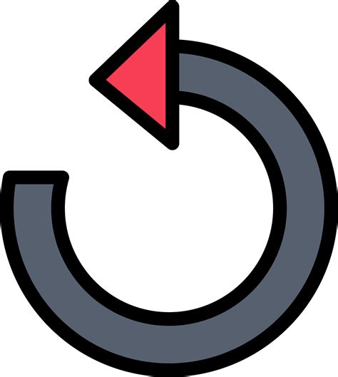 Refresh Reload Rotate Repeat Flat Color Icon Vector Icon Banner Template Vector Art At