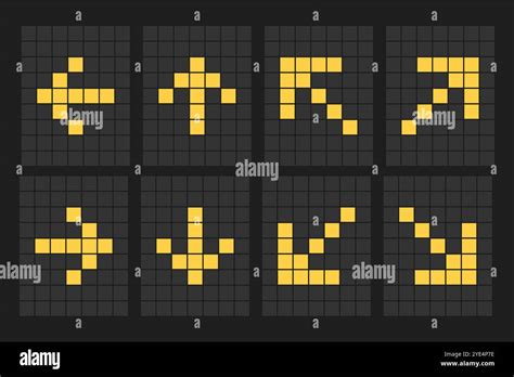 LED Digital Board Electronic Style Display Information Scoreboard With Arrow Direction Signages