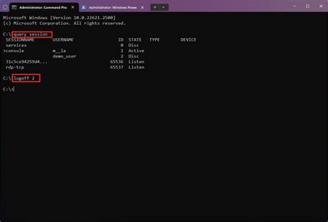 how to log off other users on windows 11