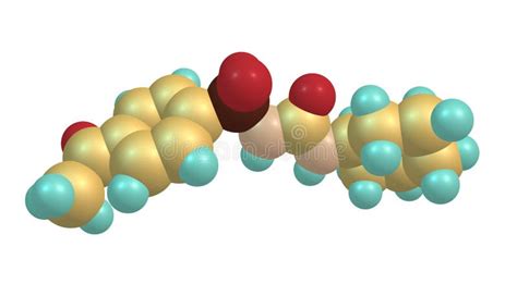 Acetohexamide Molecular Structure Isolated On White Stock Illustration