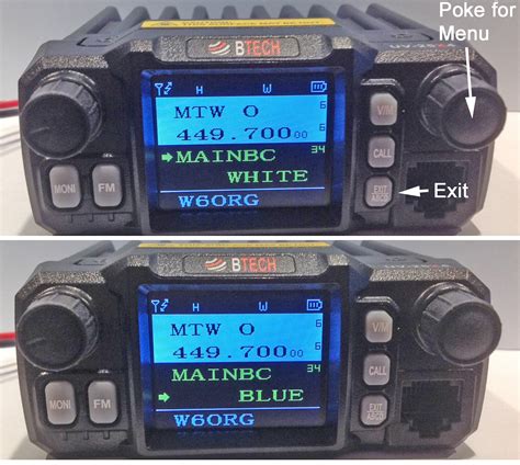 Notes For Using The Btech UV X