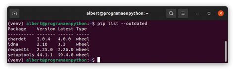 Gestión de dependencias en Python con pip