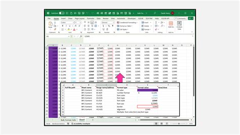 xlev8 manual bulk format cells