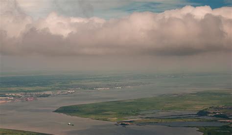 Near The Estuary Of The River Thames In Kent England