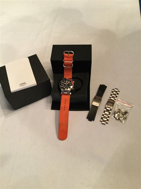 Fs Oris Tti Professional Driver 1000m With Date With Custom Adapters Watchuseek Watch Forums