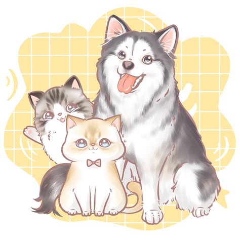 Cute Anime Chibi Cat