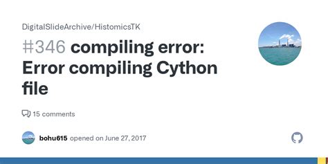 Compiling Error Error Compiling Cython File · Issue 346