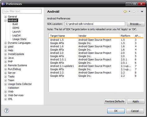 android sdk for eclipse mars download coversplus