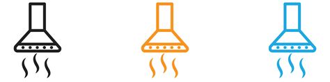 Extractor Hood Icon Logo Set Collection For Web App Ui 48079072 Vector