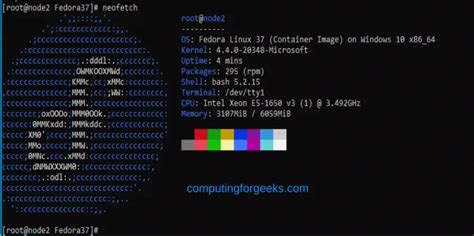Run RHEL Fedora On Windows Subsystem For Linux WSL ComputingForGeeks