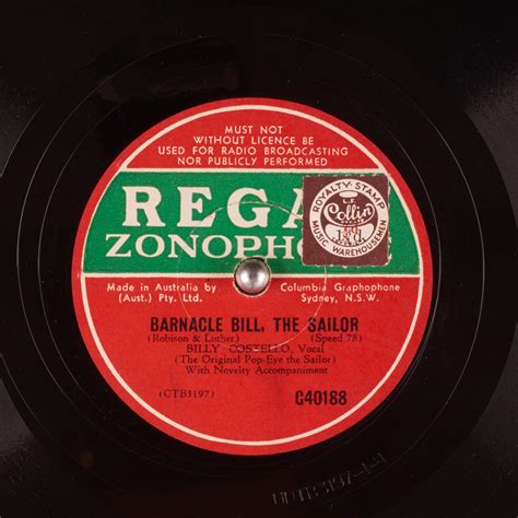 Barnacle Bill The Sailor Billy Costello Free Download Borrow And Streaming Internet Archive