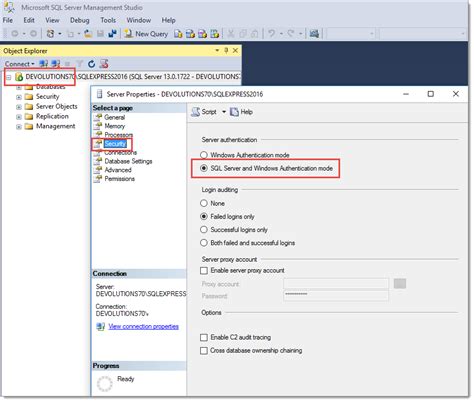 sql server express configuration devolutions documentation