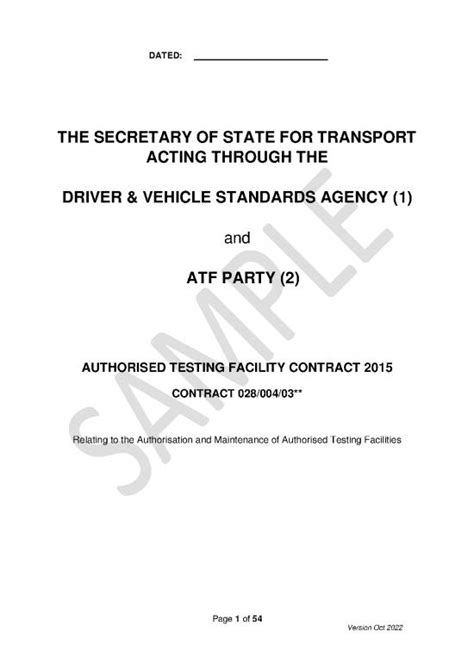 Contract Template Pdf 201317 Sample Atf Contract