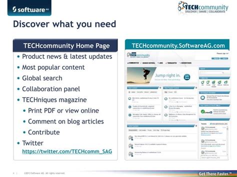 Software Ag Techcommunity Ppt