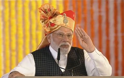 Maharashtra Pm Modi Inaugurates And Lays The Foundation Stones Of