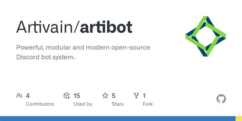 Github Artivainartibot Powerful Modular And Modern Open Source