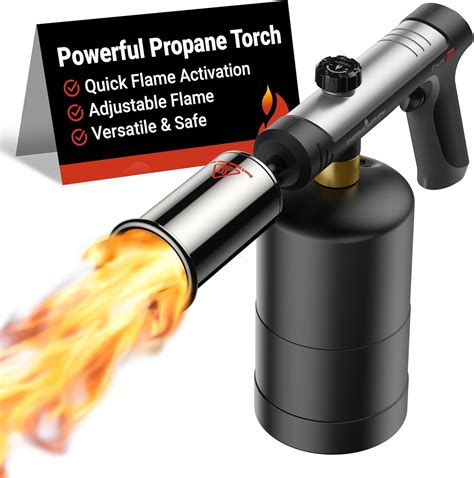 Thermomaven Propane Torch With One Touch Max Fire Cooking