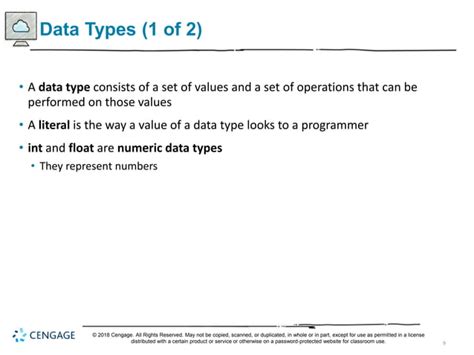 Software Development Data Types And Expressions Ppt