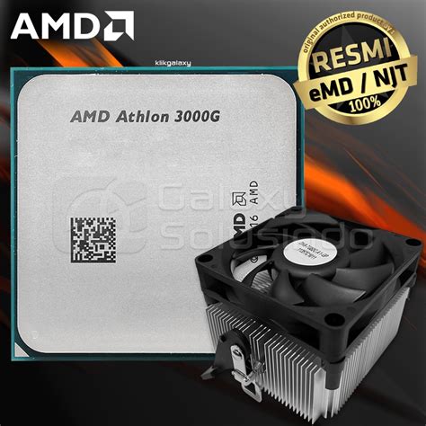 Jual Amd Athlon G Tray Am Stock Cpu Cooler Fan Shopee Indonesia
