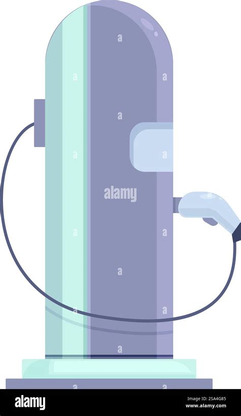 Modern Electric Vehicle Charger Supplying Power To A Car Promoting Clean And Sustainable Energy