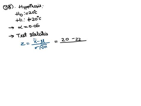 SOLVED Identify The Null Hypothesis Alternative Hypothesis Test Statistic P Value