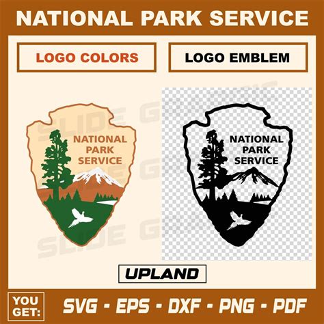 Upland National Park Service Logo Wildlife Emblem And Color Logos Nps