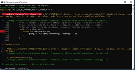Laravel Solution Laravel Migration Files