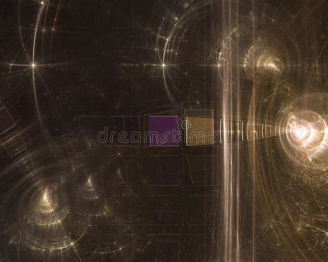 Abstract Digital Fractal Ornament Flow Color Vibrant Future Shape Backdrop Ornament Fantasy