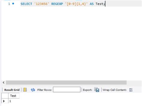 Regex Mysql Regularexpression Limiter Not Working Stack Overflow