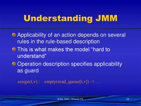 Specifying Multithreaded Java Semantics For Program Verification Ppt