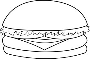 Free Hamburger Outline Cliparts Download Free Hamburger Outline